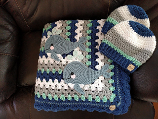 Ravelry: bekkfek's Nautical Granny Square Blanket