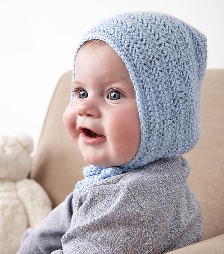 Ravelry: Herringbone Bonnet pattern by Bernat Design Studio