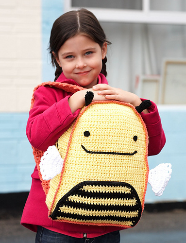 Ravelry: Busy Bee Backpack pattern by Lily / Sugar'n Cream