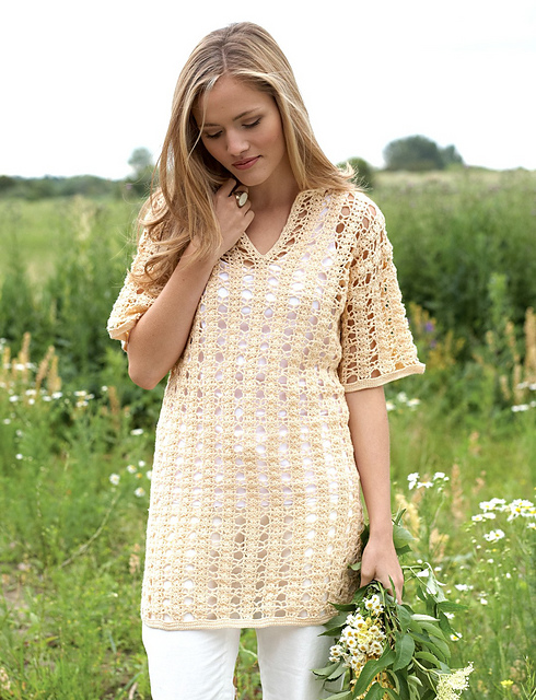 Ravelry: Openwork Tunic pattern by Bernat Design Studio