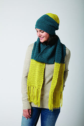 Ravelry: Color Burst Scarf pattern by Bernat Design Studio