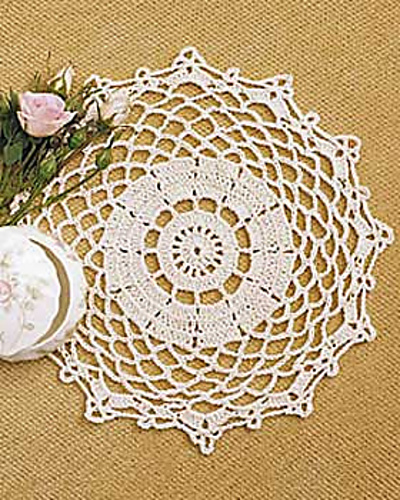 Ravelry: Doily pattern by Lily Sugar'n Cream and Bernat Design Studio