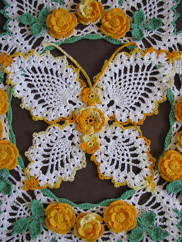 Ravelry: Cameo Butterfly Doily pattern by Elizabeth Ann White