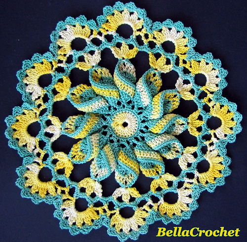 Ravelry: Pretty Pinwheel Doily pattern by Elizabeth Ann White