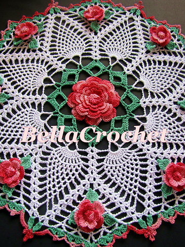 Ravelry: Dorothy's Roses Doily pattern by Elizabeth Ann White
