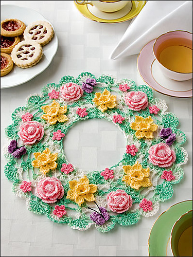 Ravelry: Springtime Floral Doily pattern by Elizabeth Ann White