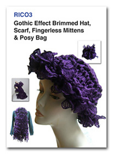 Ravelry: RICO3, Gothic Effect Accessories Leaflet - patterns