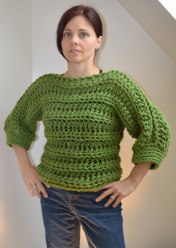 Ravelry: Quick Cozy Pullover pattern by Deanna Buck Floyd