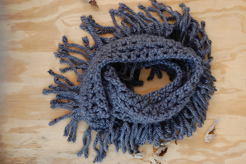 Ravelry: Simple Chunky Fringe Scarf pattern by Bethany Dearden