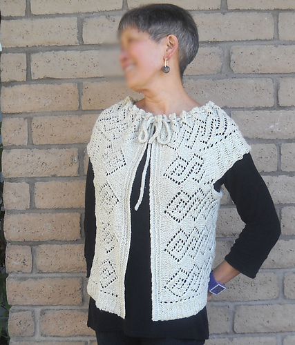 Ravelry: Lace Doily Cocoon Vest pattern by Teresa Chorzepa
