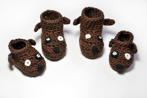 Ravelry: Dog Baby Booties pattern by Nuria Pastor