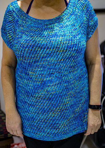 Ravelry: Twisted Mesh Top 418 pattern by Michelle Porter