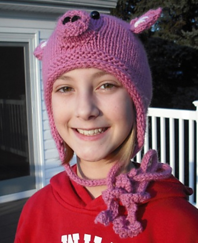 Ravelry: Oink a Piggy Hat pattern by Lisa Wilt
