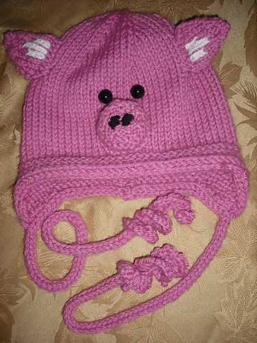Ravelry: Oink a Piggy Hat pattern by Lisa Wilt