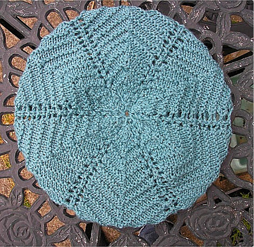 Ravelry: Chevron Lace Beret pattern by Katya Frankel