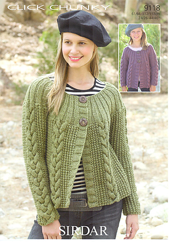 Ravelry: Sirdar 9118, Click Chunky - patterns