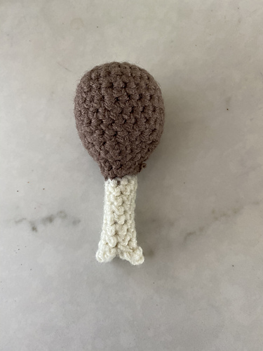 Ravelry: Chicken Drumstick Baby Rattle pattern by Lykoi Kittens