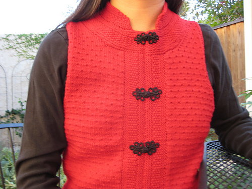 Ravelry: Chinese Red Vest pattern by Cheryl Oberle