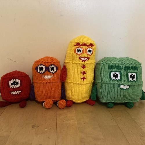Ravelry: Numberblocks: Four! pattern by Gemma Gilani