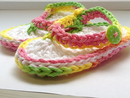 Ravelry: Chubby Baby Flip-Flop Sandals pattern by Elizabeth Mareno