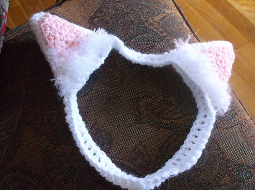 Ravelry: Cat Ears Headband pattern by Beverley K. Melillo