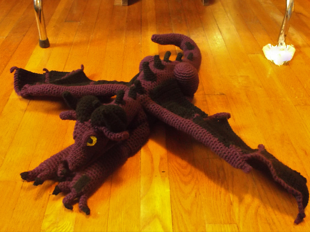 Ravelry: Shoulder Dragon pattern by Beverley K. Melillo