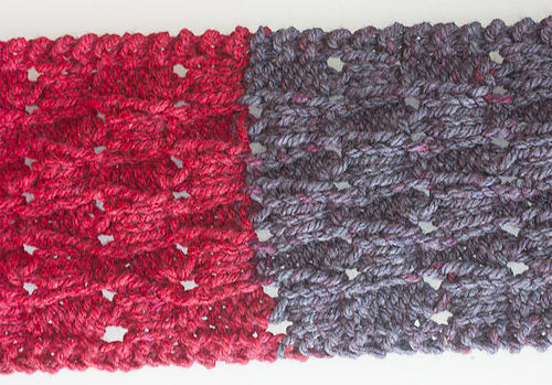 Ravelry: Caron Tea Cakes Scarf pattern by Judy Stalus