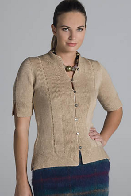 Ravelry: Texture Band Cardigan pattern by Robin Melanson