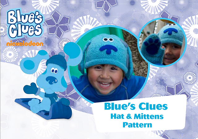 Ravelry: Blue's Clues Hat & Mittens pattern by Belinda Hope
