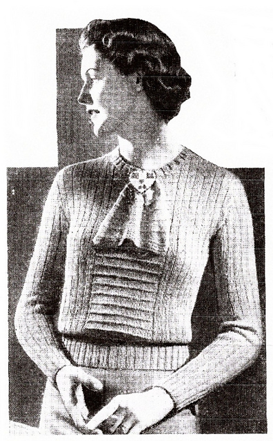 Ravelry: Finished with a Jabot pattern by Woman's Own