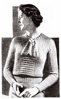 Ravelry: Finished with a Jabot pattern by Woman's Own