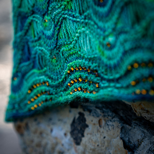 Ravelry: Blanco River Poncho Shawl pattern by Bethany Tiner