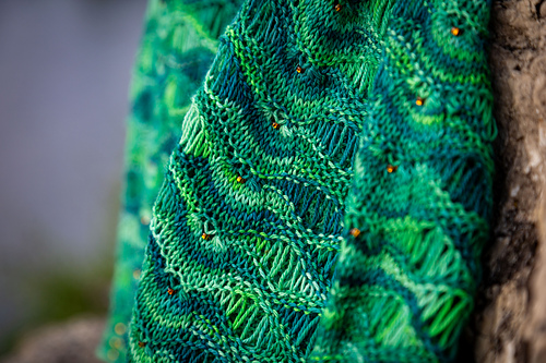 Ravelry: Blanco River Poncho Shawl pattern by Bethany Tiner