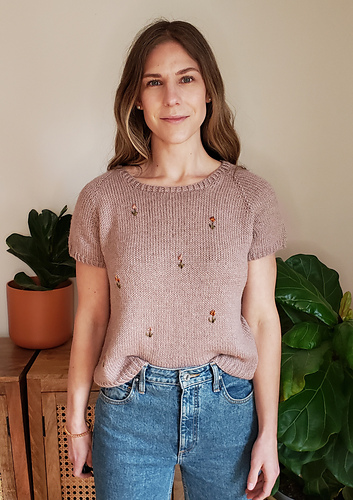 Ravelry: Tulip Sweater Tee pattern by fibers + pines