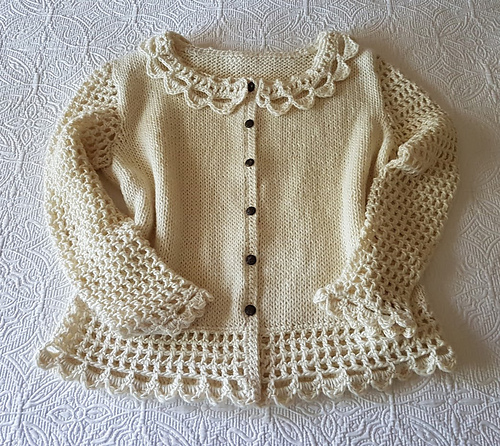 Ravelry: Lovely Lacey Cardigan pattern by Barb Padwicki