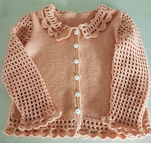 Ravelry: Little Lovely Lacey Cardigan pattern by Barb Padwicki