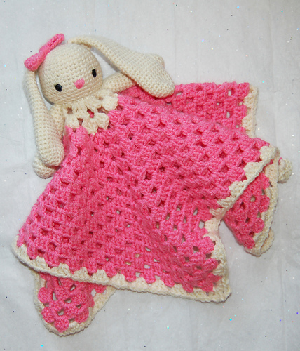 Ravelry: Lovely Bunny Security Blanket pattern by Natalya Birina