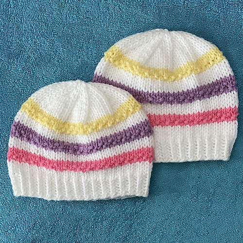 Ravelry: Roman Stitch Baby Hat pattern by marianna mel