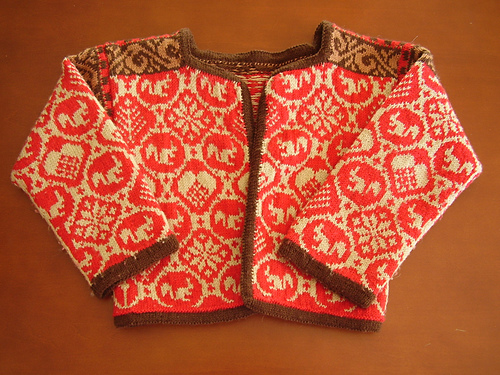 Ravelry: Squirrel Sweater for Baby / Nøttelitenangenser til baby (model ...
