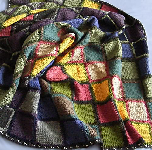 Ravelry: Rustic Patchwork Afghan & Pillow pattern by Patons