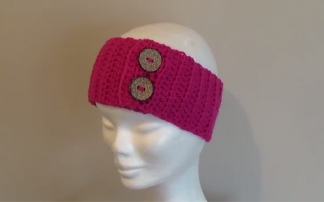 Ravelry: Button Headband pattern by Crochet with Clare