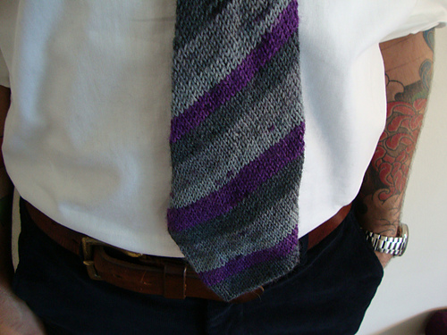 Ravelry: The Jeremy Tie pattern by Amelia Lyon