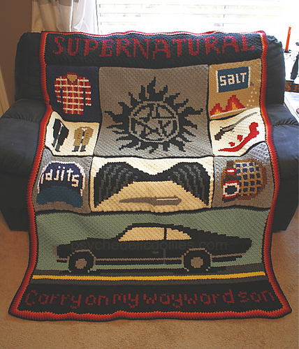 Ravelry: Supernatural Graphghan Blanket CAL pattern by Jessica Bowman