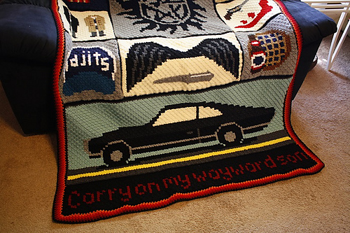 Ravelry: Supernatural Graphghan Blanket CAL pattern by Jessica Bowman