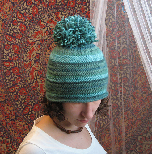 Ravelry: Herringbone Hat pattern by Kelly McClure