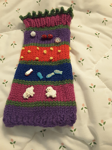 Ravelry: Fidget Sleeve pattern by bonnie bunny