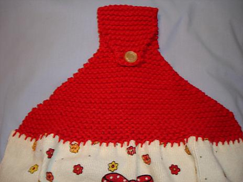 Ravelry: Lori's Small and Large Knit Towel Topper pattern by Lori Chase