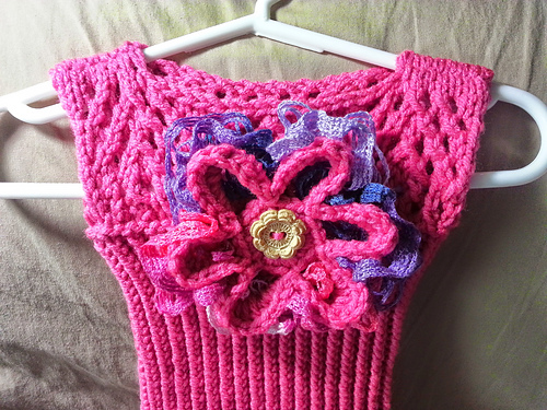 Ravelry: Princess Morgan Frilly Jumper pattern by Susan Elston