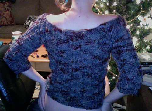 The Bad Idea Sweater! Update: I thought I had a knitting injury but it ...