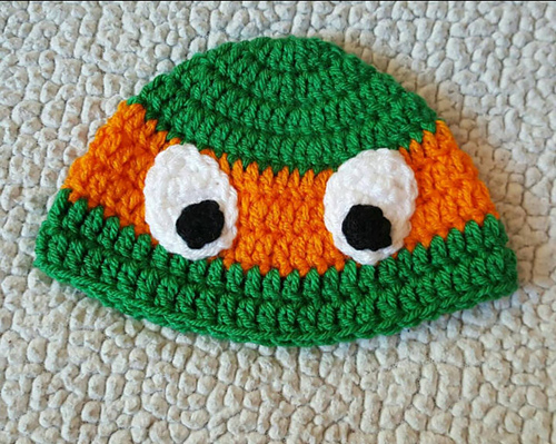 Ravelry: Ninja Turtle Hat pattern by Brooke Rabideau
